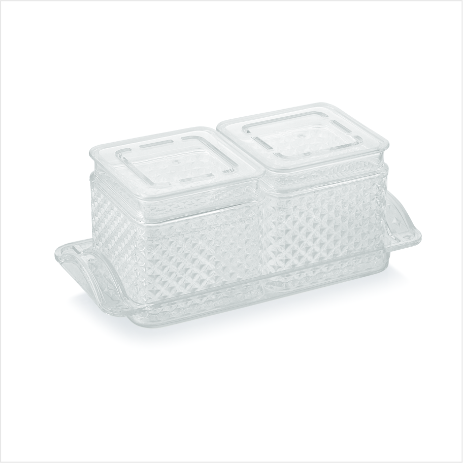 Sterling Containers With Tray (2pcs) – SKI Plastoware